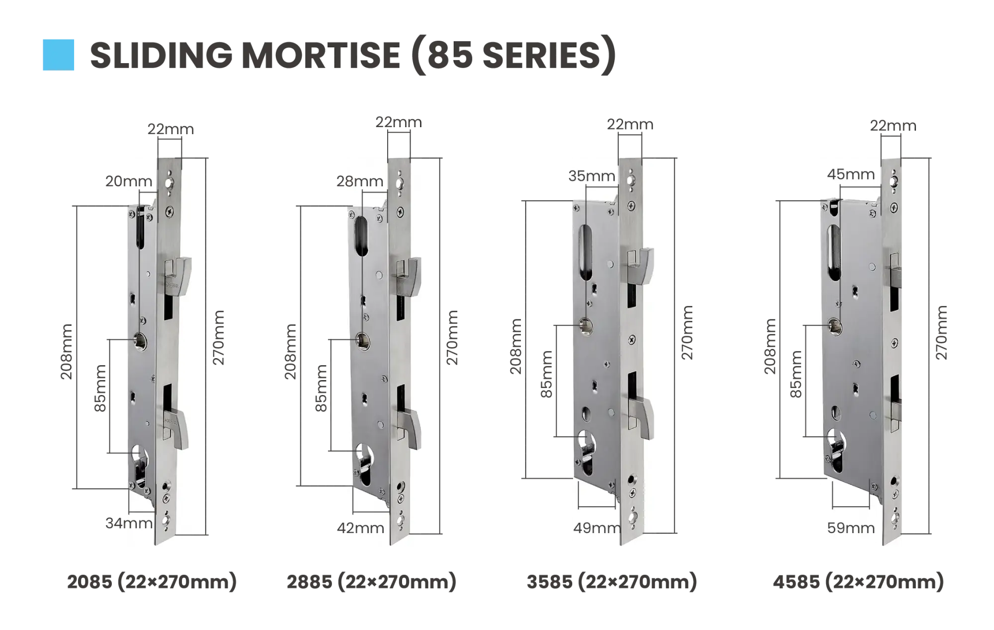 Sliding Mortice (85 Series) – Armstrong Smart Access